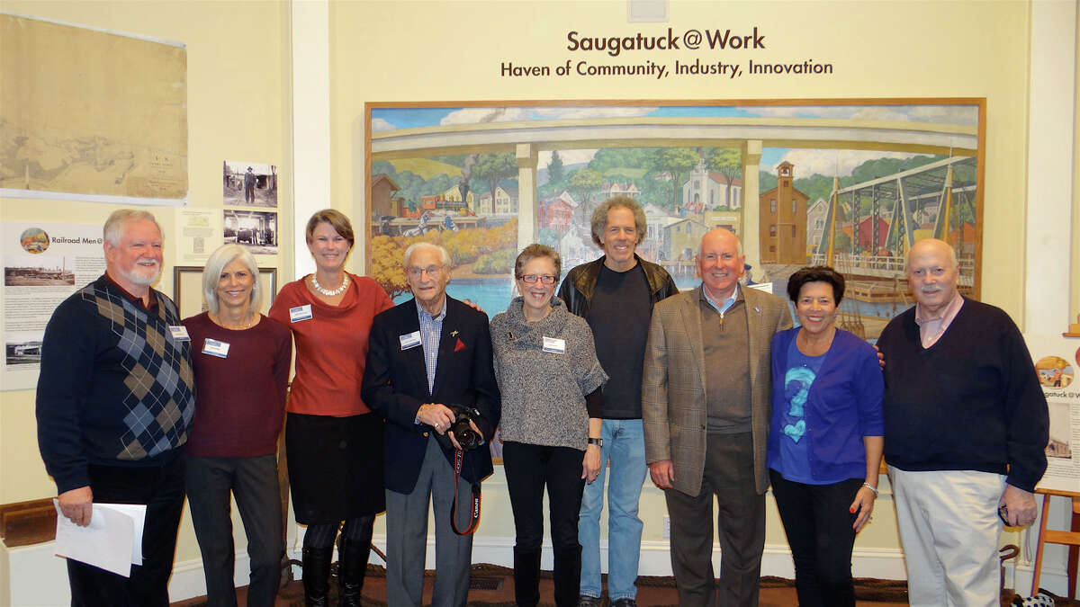 Portrait of a community: Restored Saugatuck mural frames new exhibit