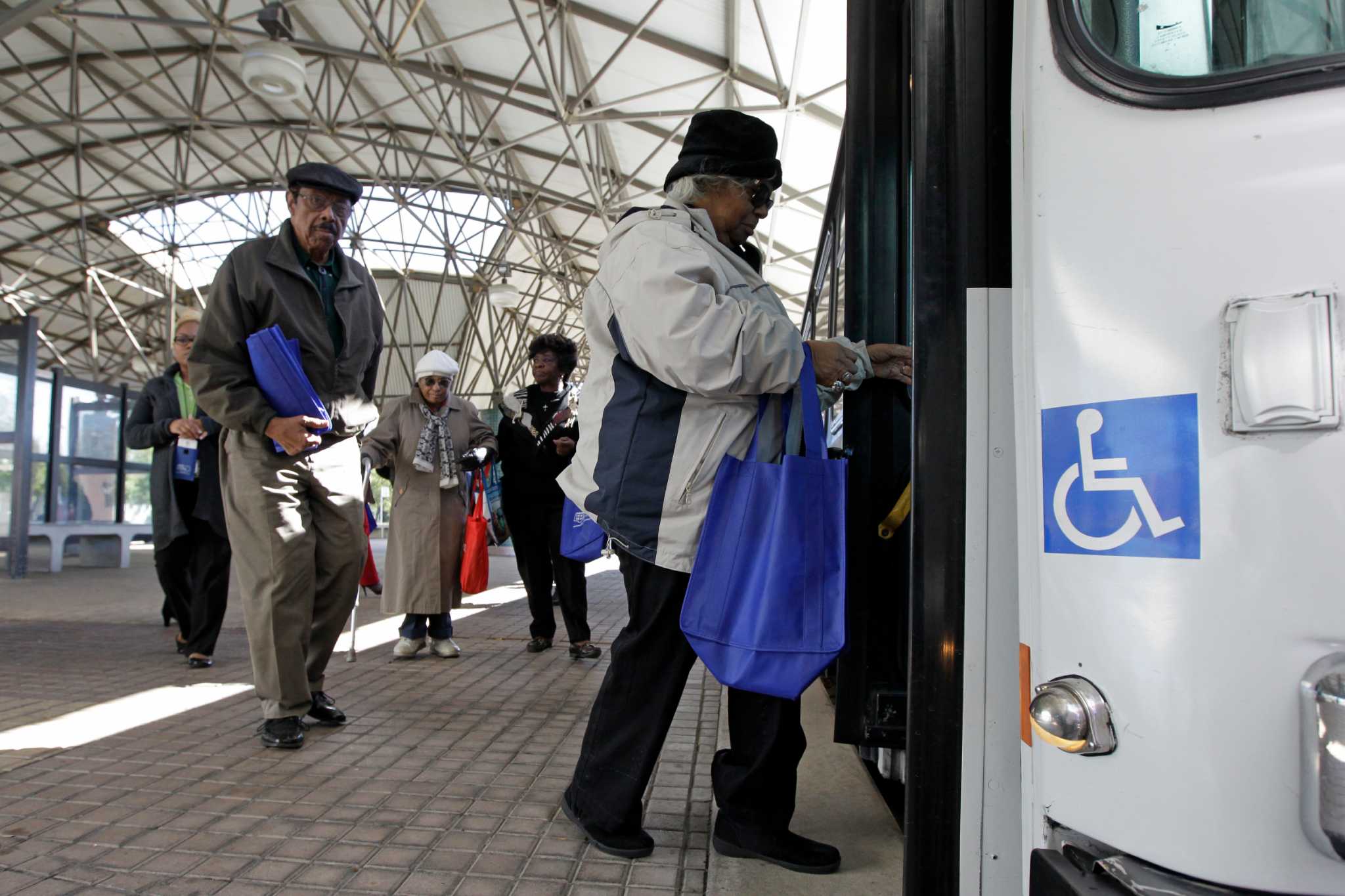 For area seniors, taking bus or train has its advantages