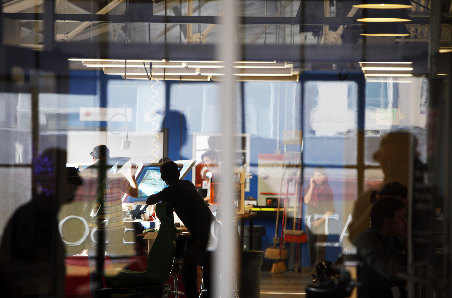 Office Space: Workers at TechShop help build companies