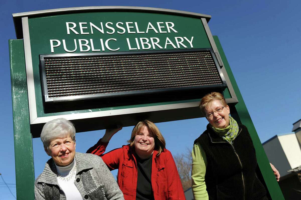 Rensselaer Public LIbrary's Friends group helps out