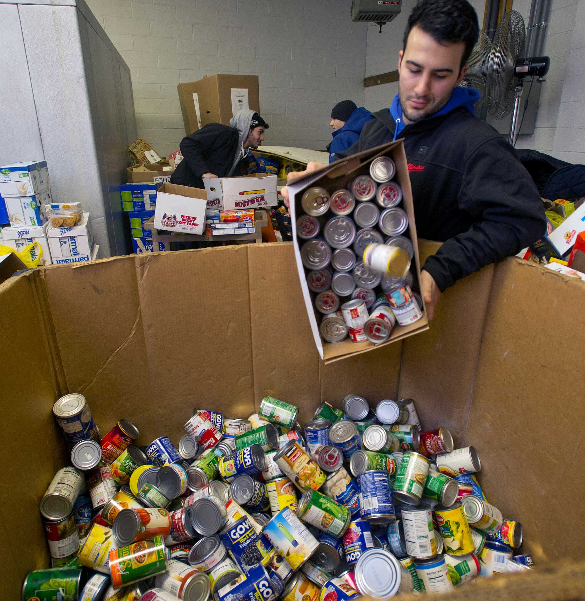Last-minute donations help Stamford food bank near its goal
