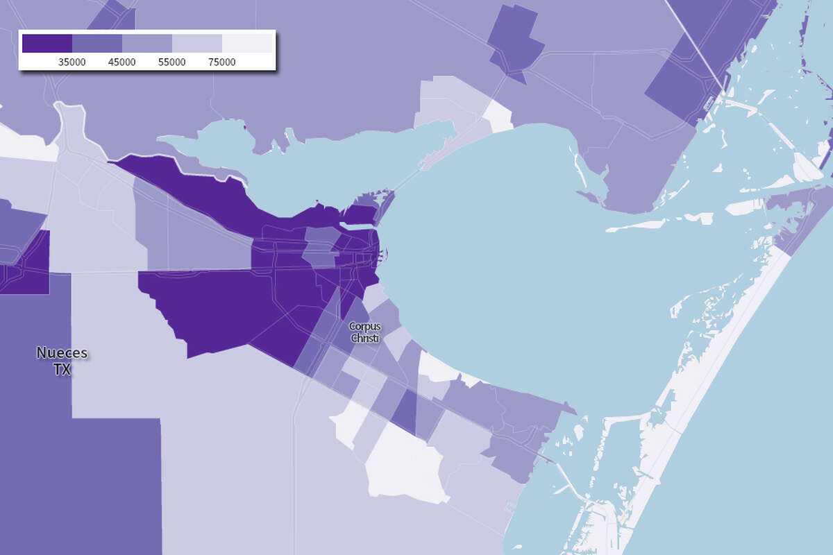 See how income has changed in Texas' biggest cities over the last 22 years