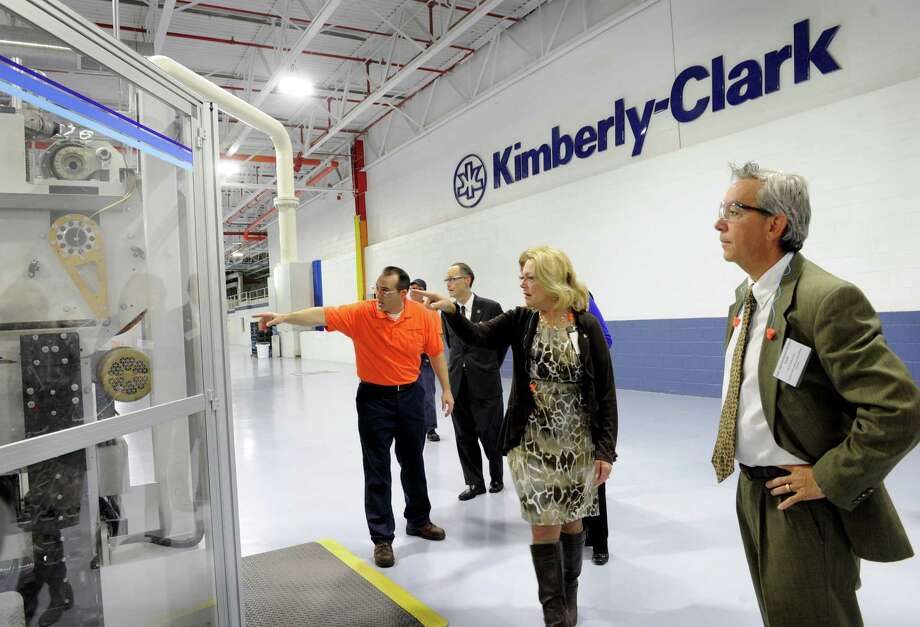 Kimberly-Clark shows off $28 million plant expansion in New Milford ...