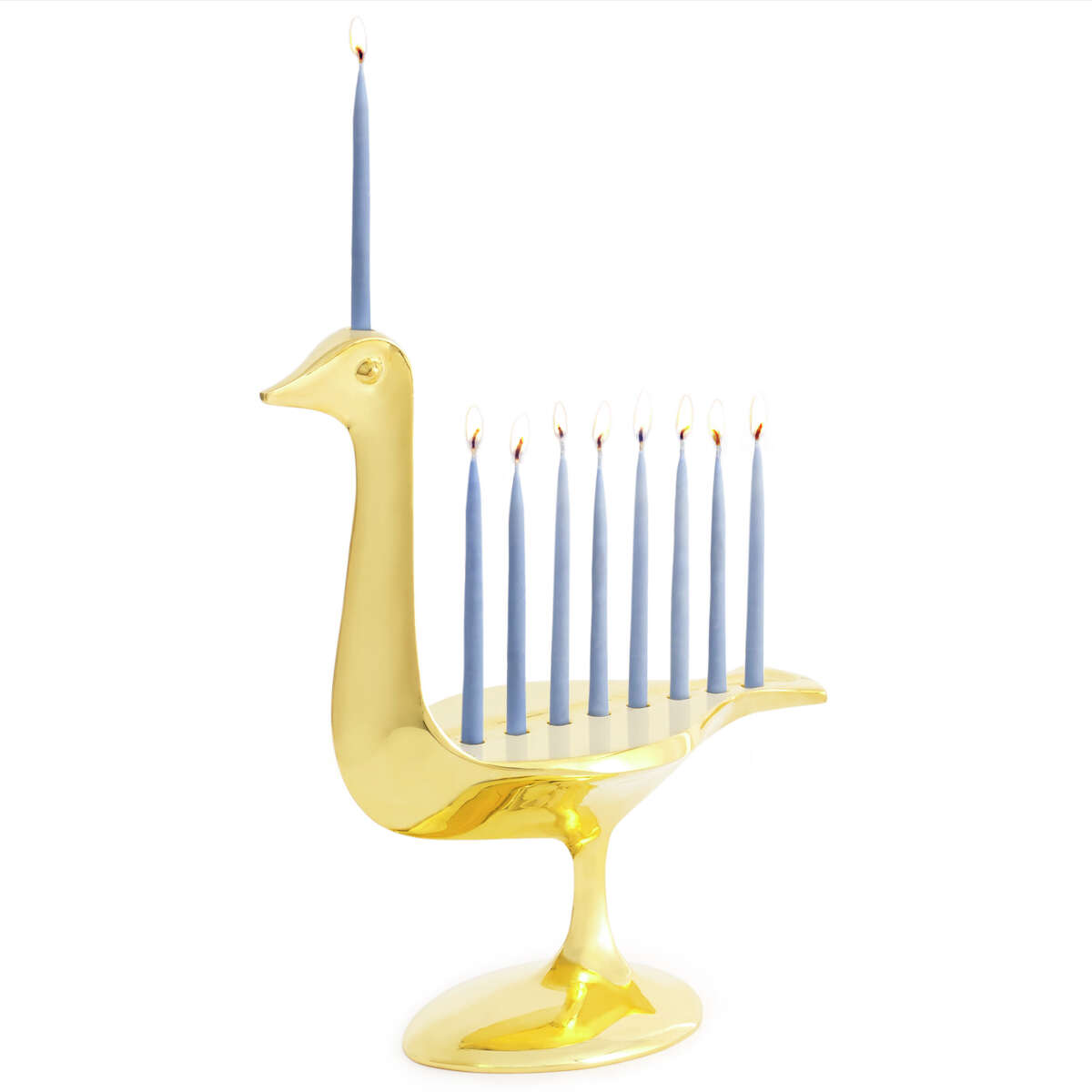 Modern menorahs for the holiday season