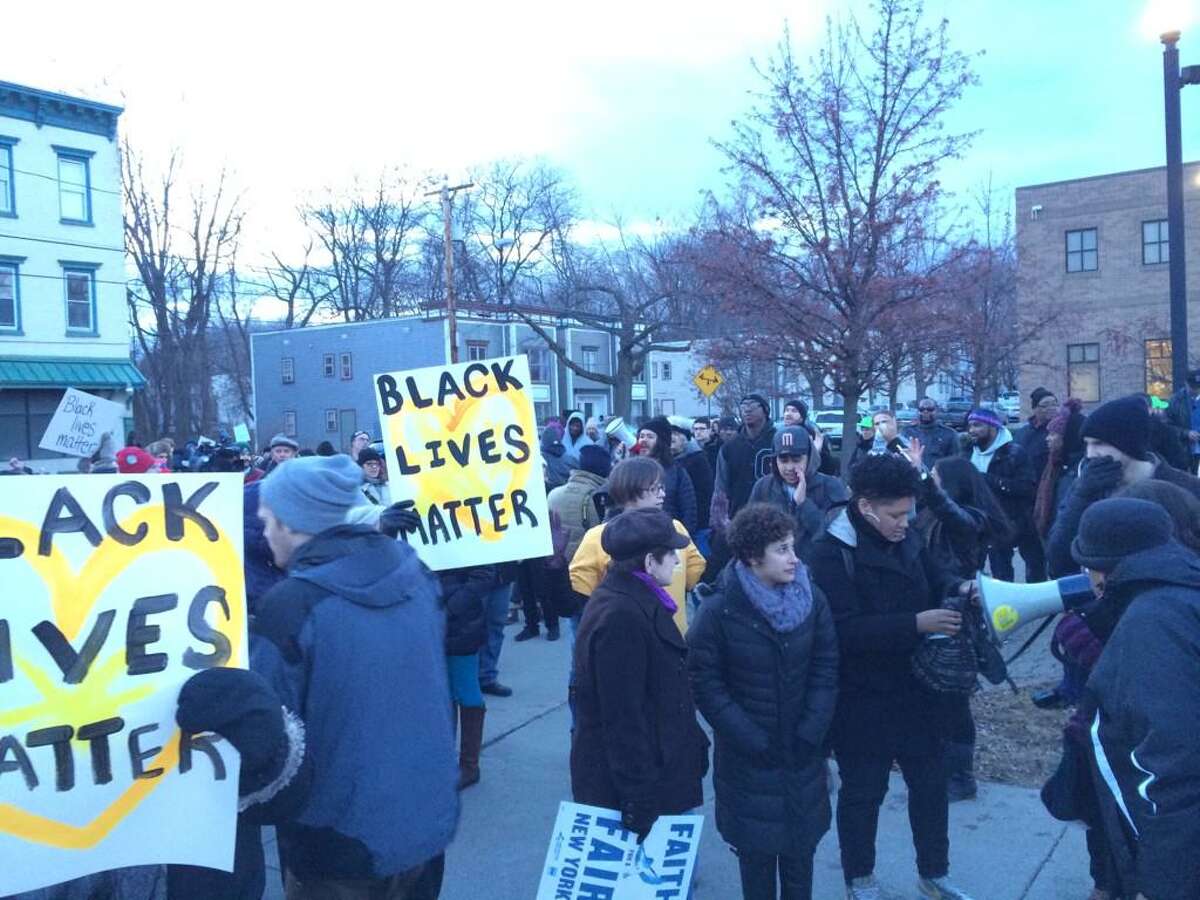 Protests in Albany put hurt on display
