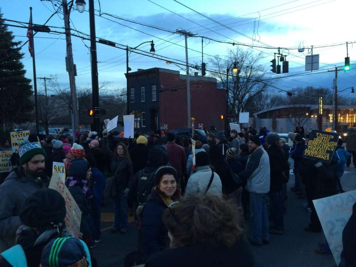Protests in Albany put hurt on display