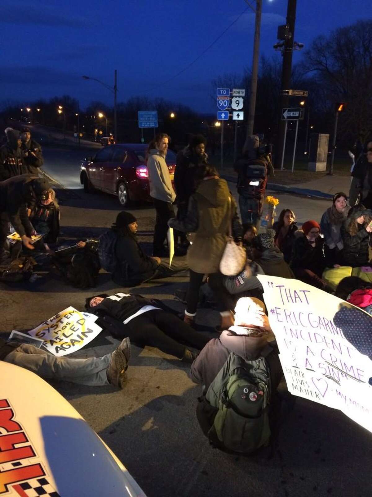 Protests in Albany put hurt on display