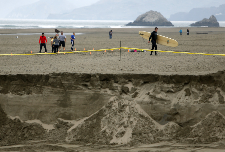 Why S.F. is moving 42,000 tons of sand down Ocean Beach