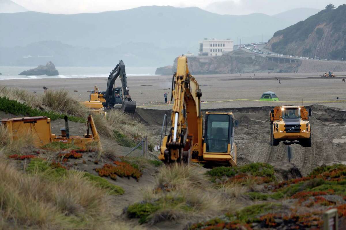 Why S.F. is moving 42,000 tons of sand down Ocean Beach
