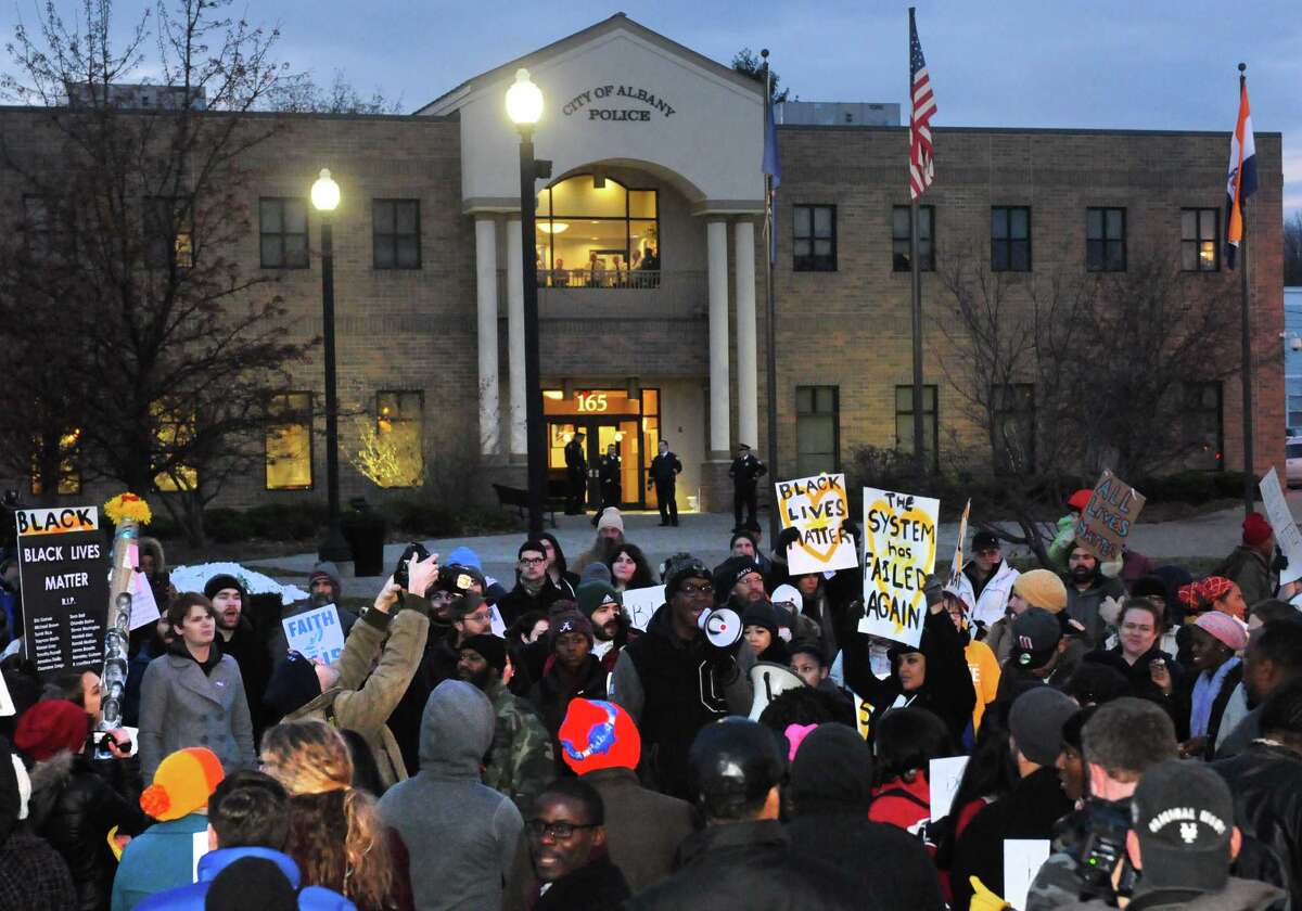 Protests in Albany put hurt on display
