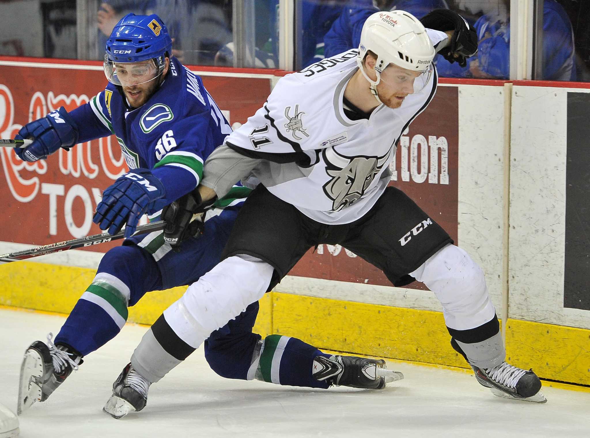 Rampage fall in OT 5-4