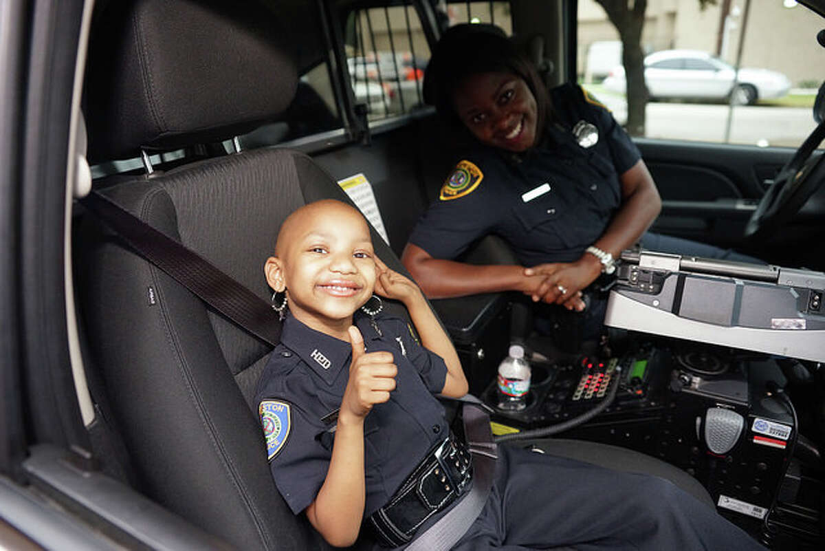 Meet the smallest member of the Houston Police Department