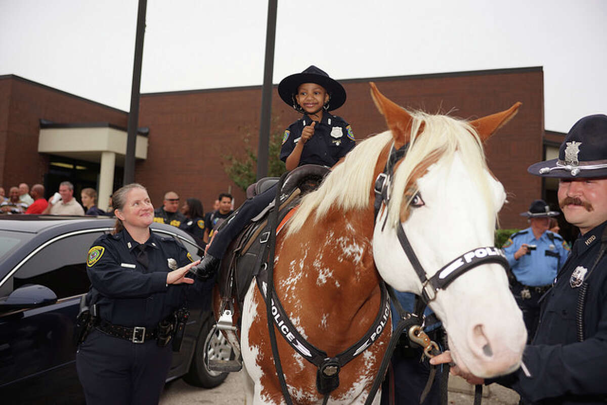Meet the smallest member of the Houston Police Department