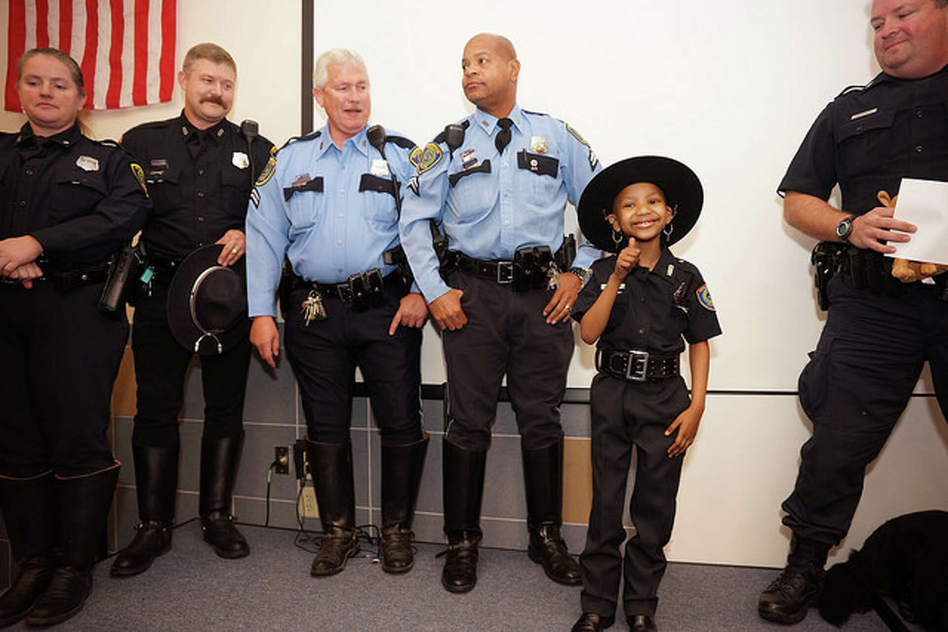 Meet the smallest member of the Houston Police Department