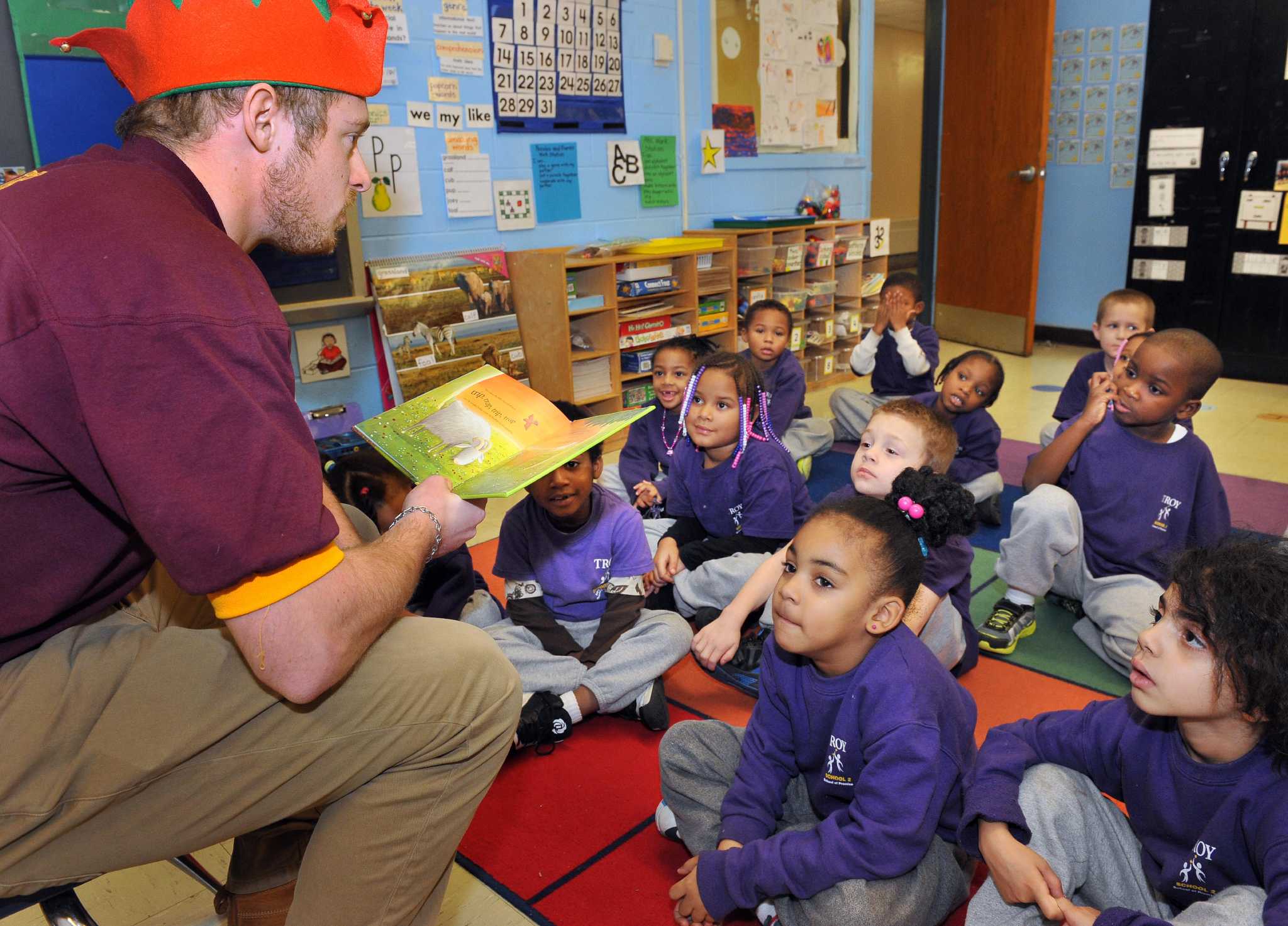 Photos: RPI fraternity delivers toys to students