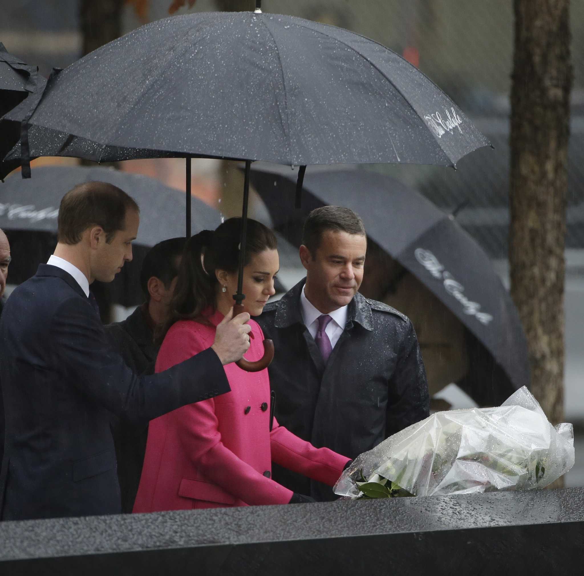 Prince William and Catherine Pay Respects at Sept. 11 Memorial