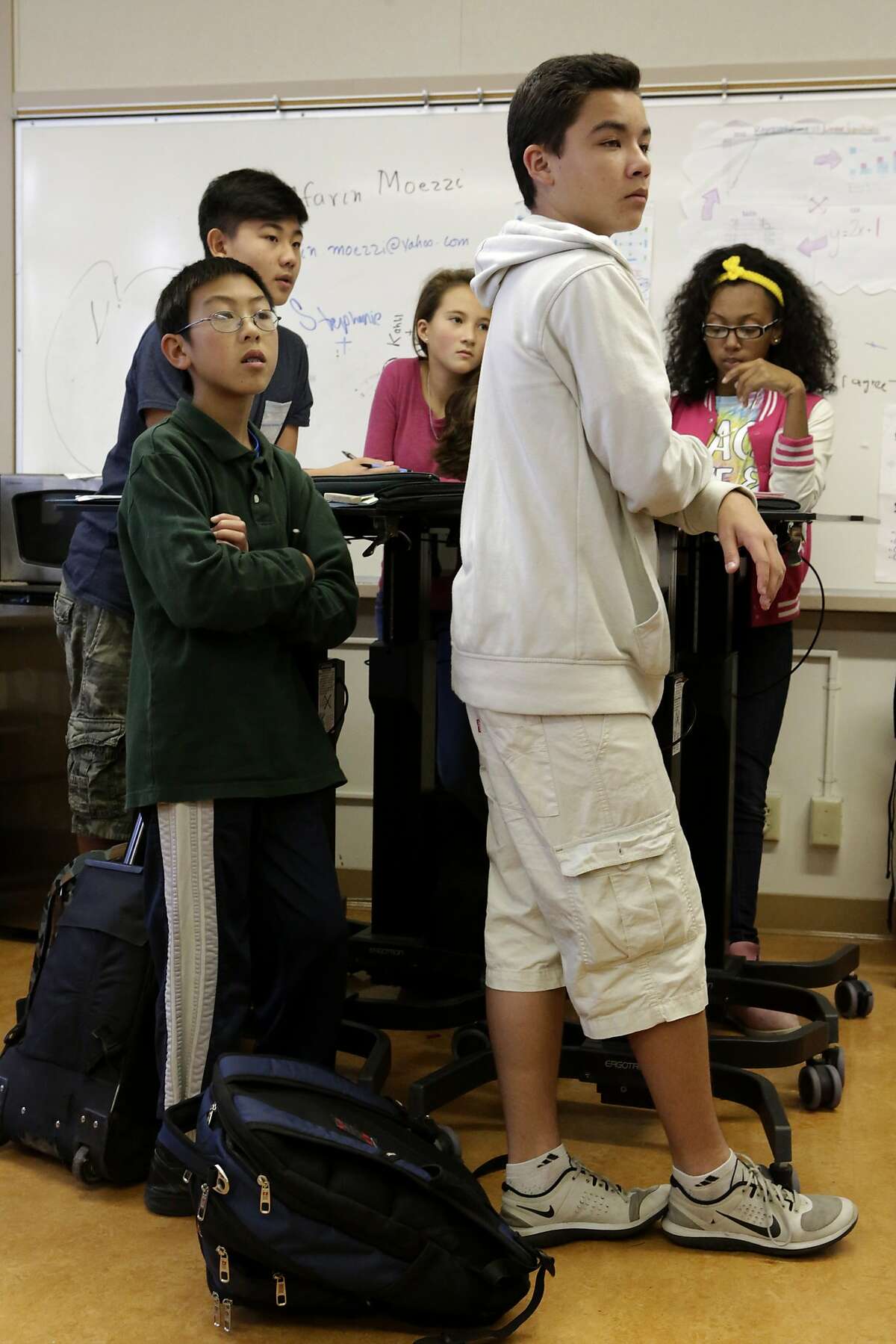 Oakland classroom takes a stand for preventing sedentary students