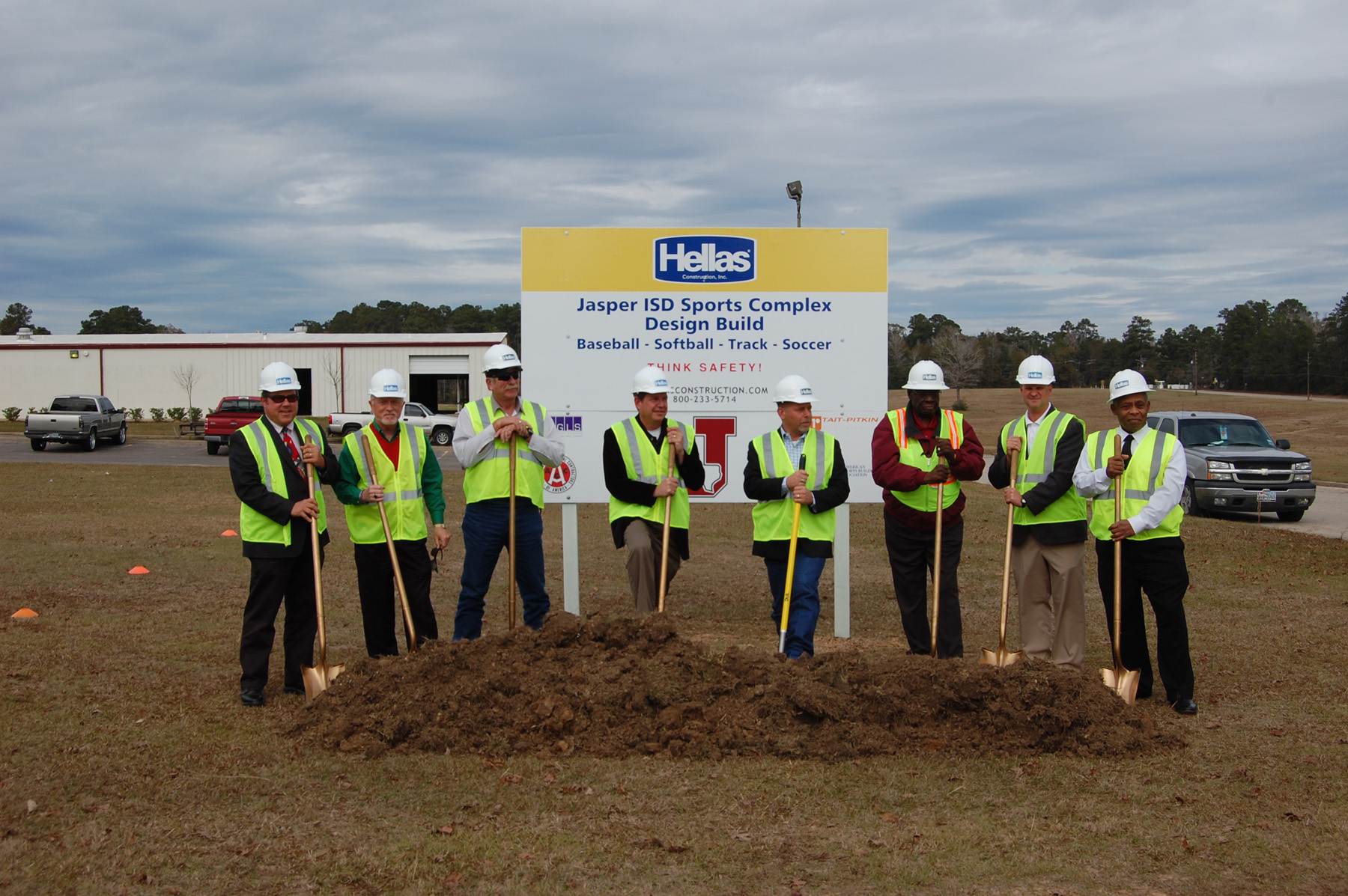 Groundbreaking for the new JISD Athletic Complex