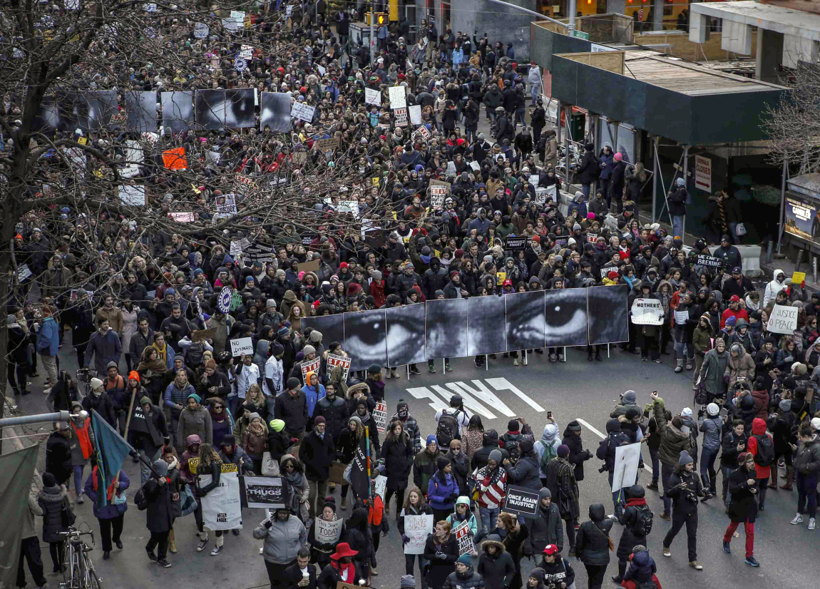 Thousands across U.S. protest killings by police