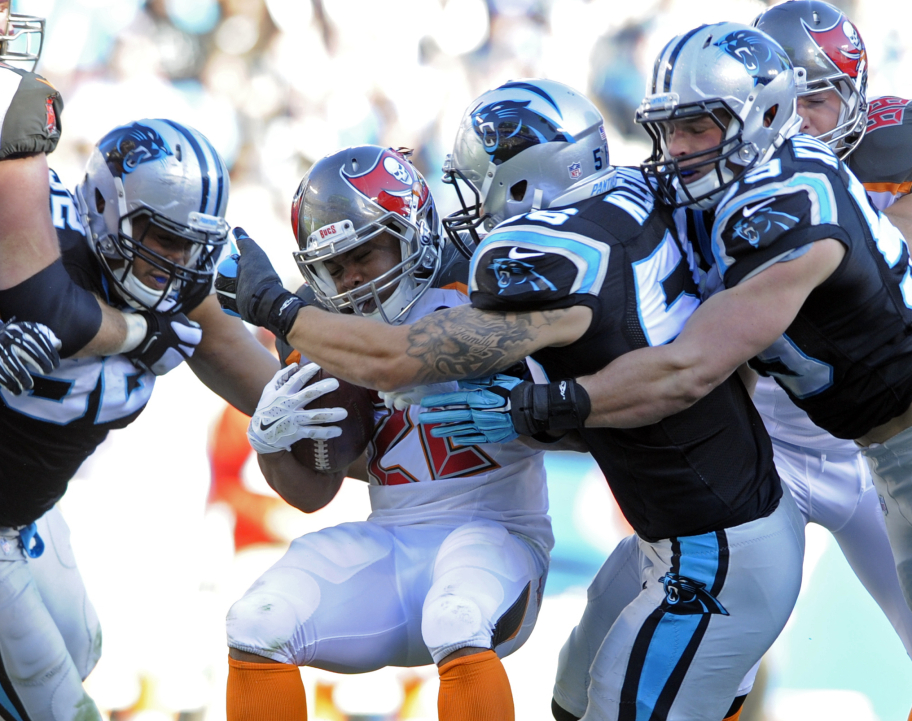 Anderson leads Panthers past Bucs and atop awful NFC South