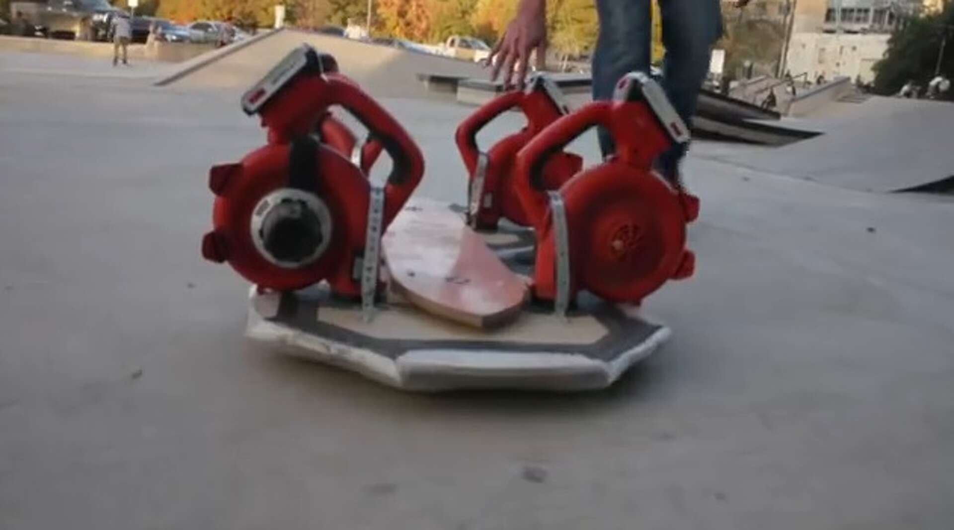 Texas man channels Marty McFly with creation of prototype hoverboard