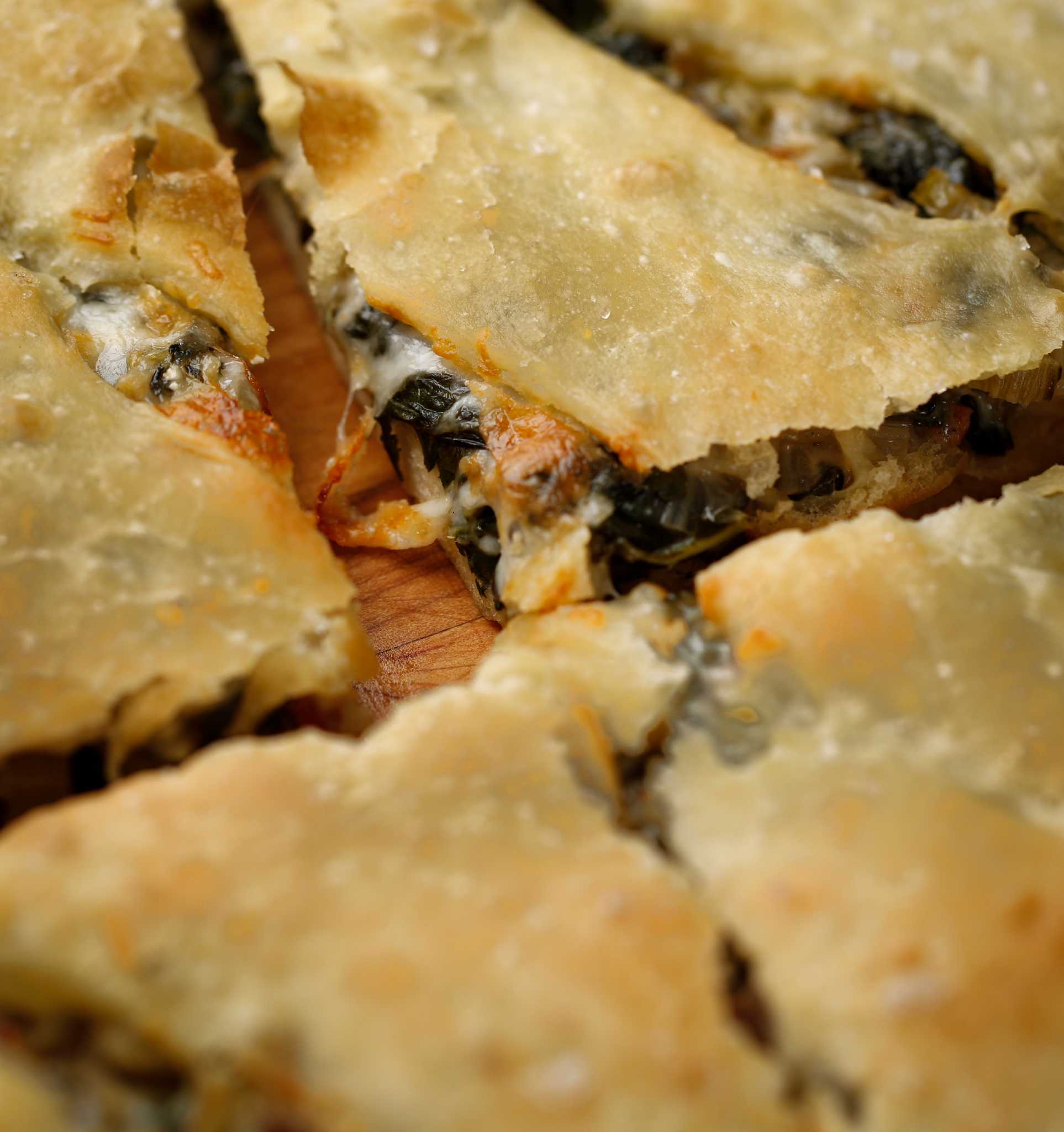 Chard-Stuffed Flat Bread