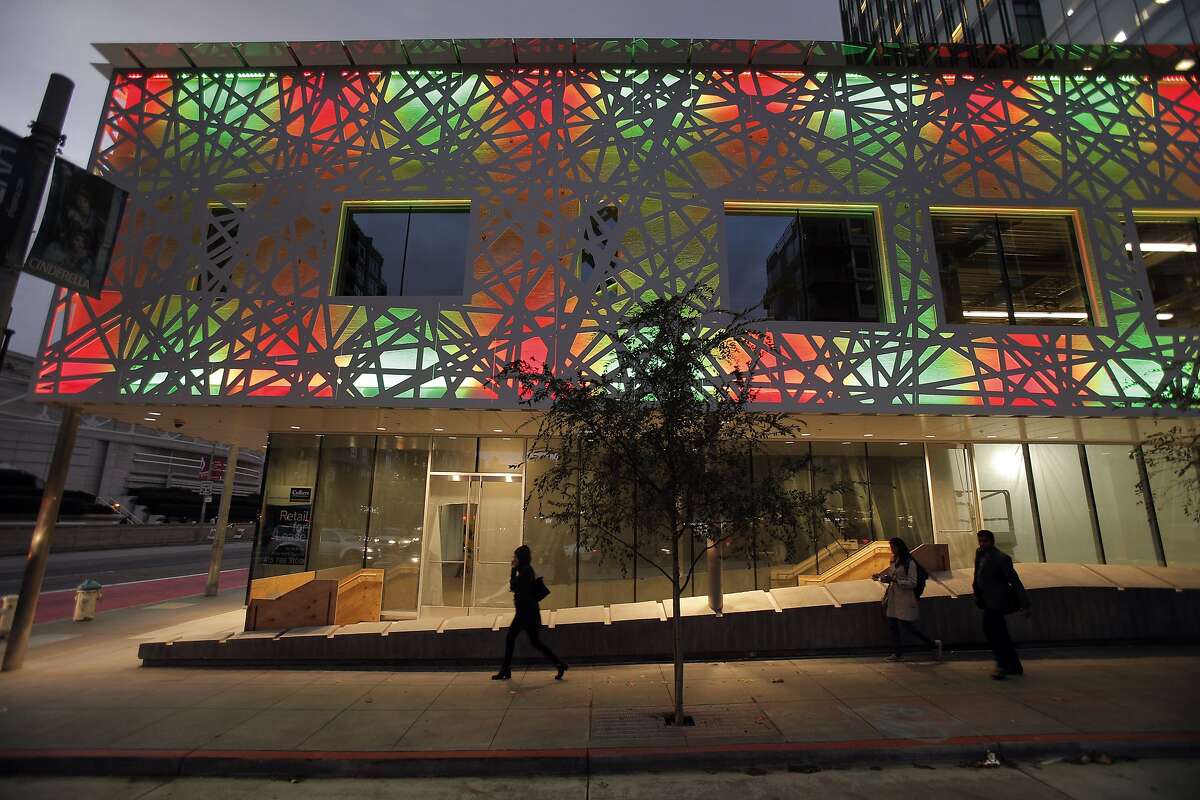 Futuristic S.F. cube building takes design risk in the right spot