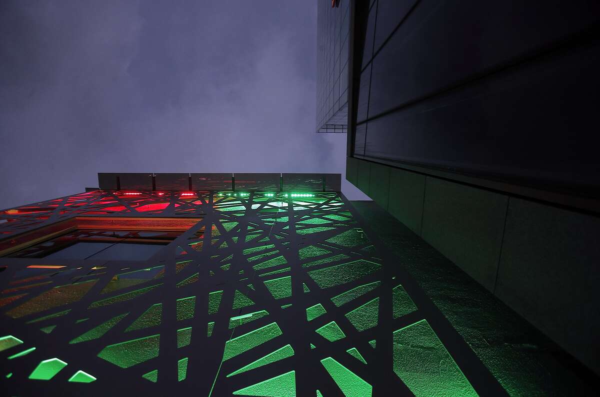 Futuristic S.F. cube building takes design risk in the right spot