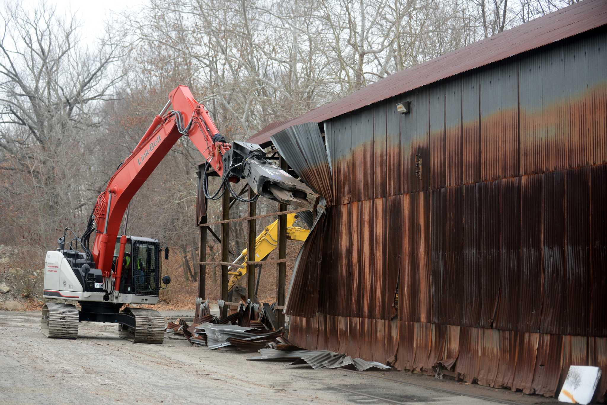 Demolition begins on Copper and Brass