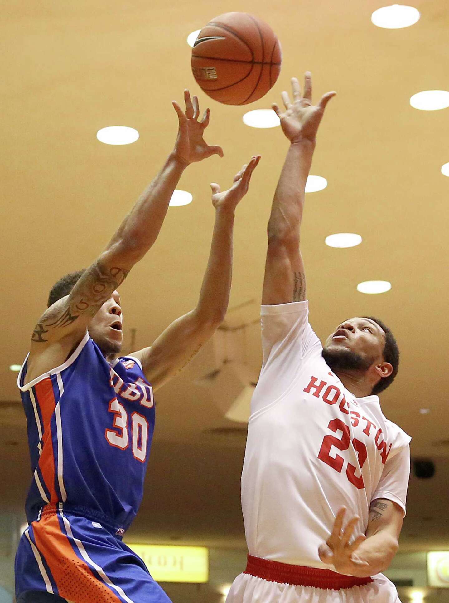 University of Houston uses second-half surge to get by HBU
