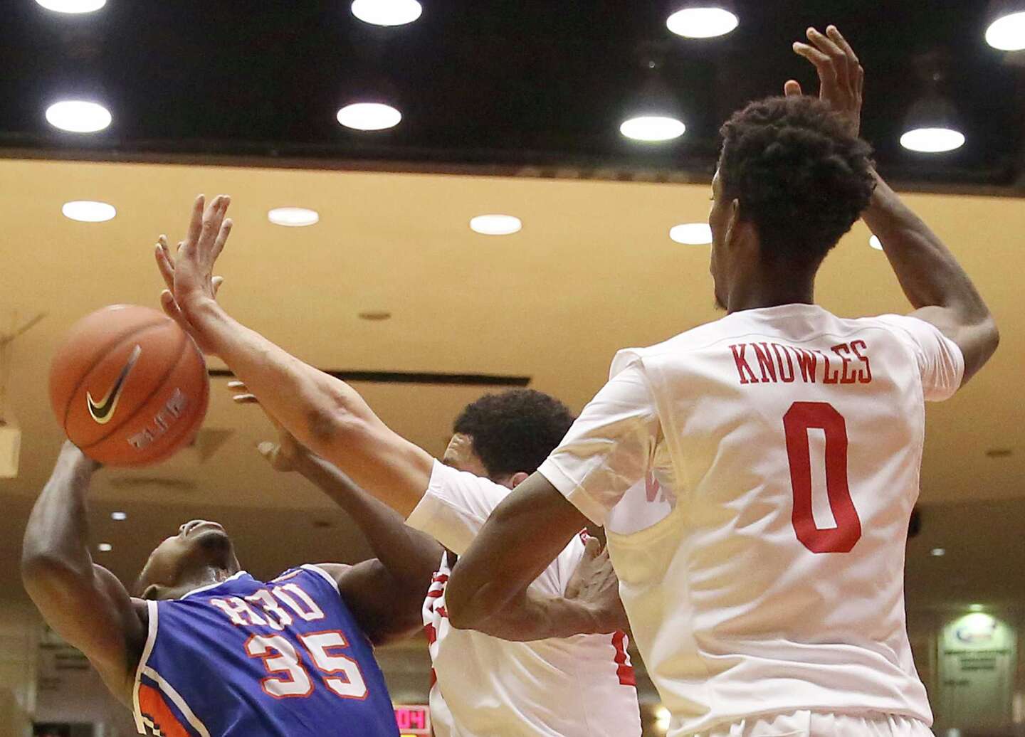 University of Houston uses second-half surge to get by HBU