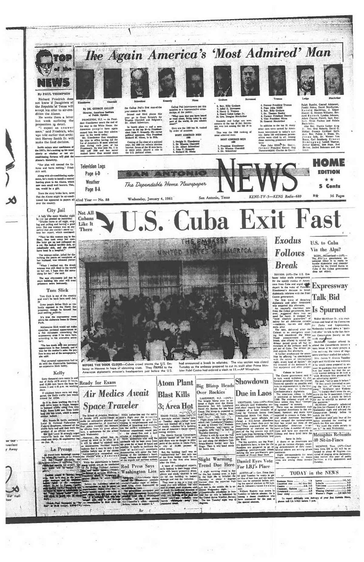 U.S. - Cuba headlines from the 1960s