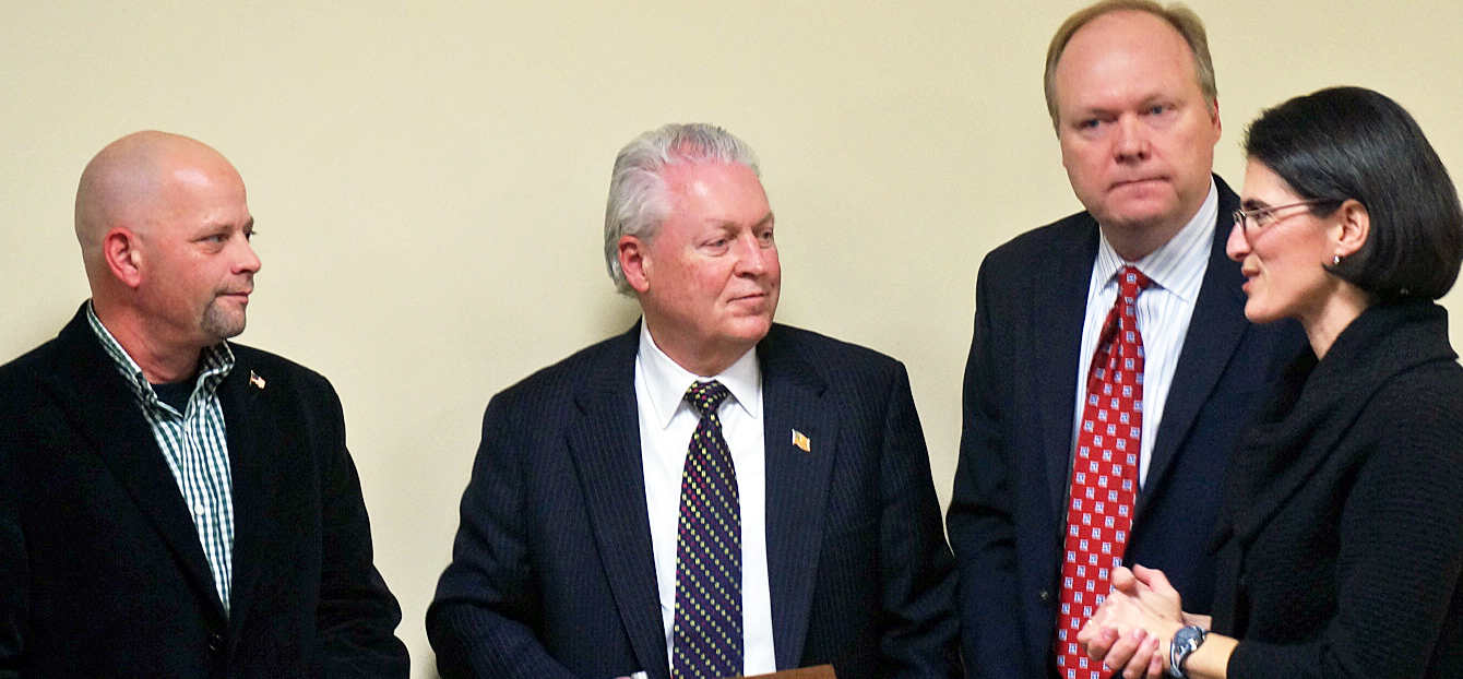 Town presents civic honors to employee, citizen of year