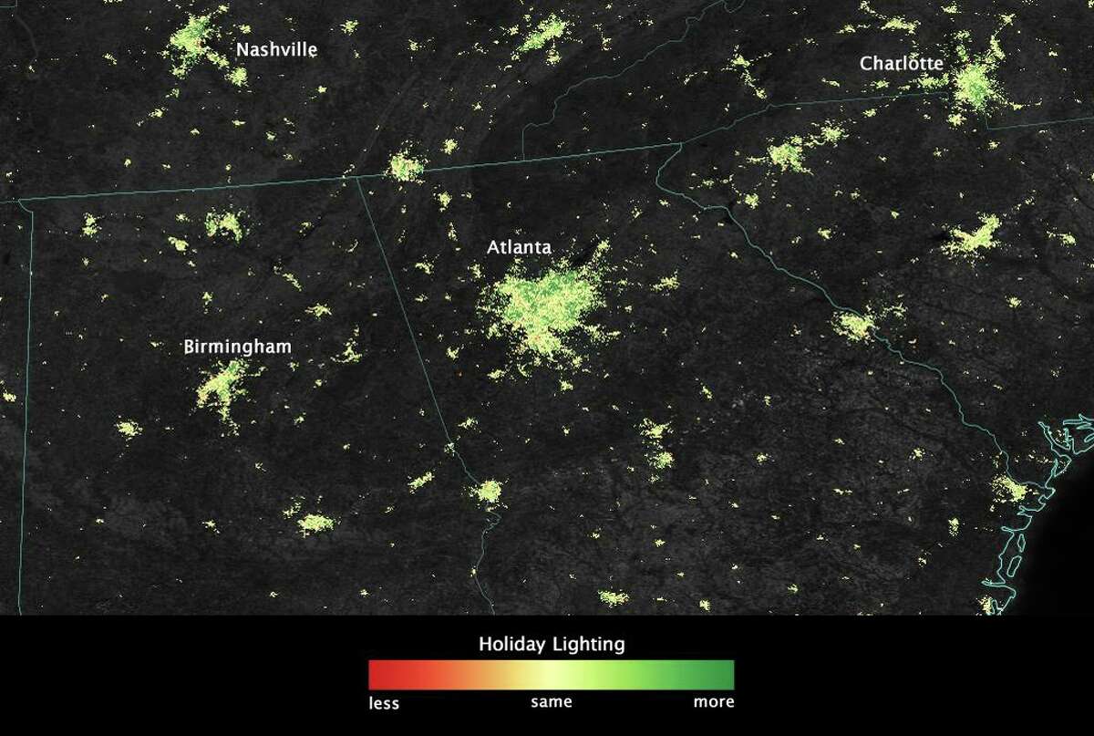 NASA: Christmas lights make cities glow brighter from space during holidays