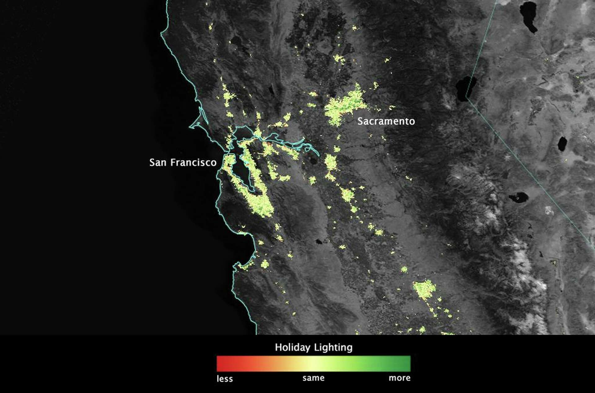 NASA: Christmas lights make cities glow brighter from space during holidays