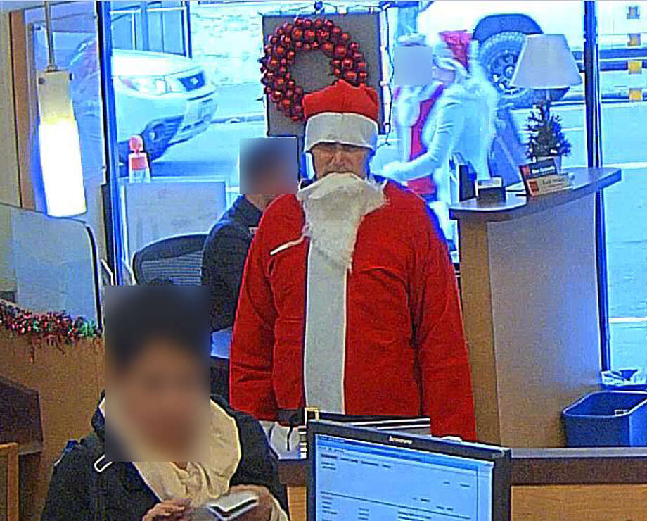 Pics released of Santa bandit who robbed bank during SantaCon - SFGate