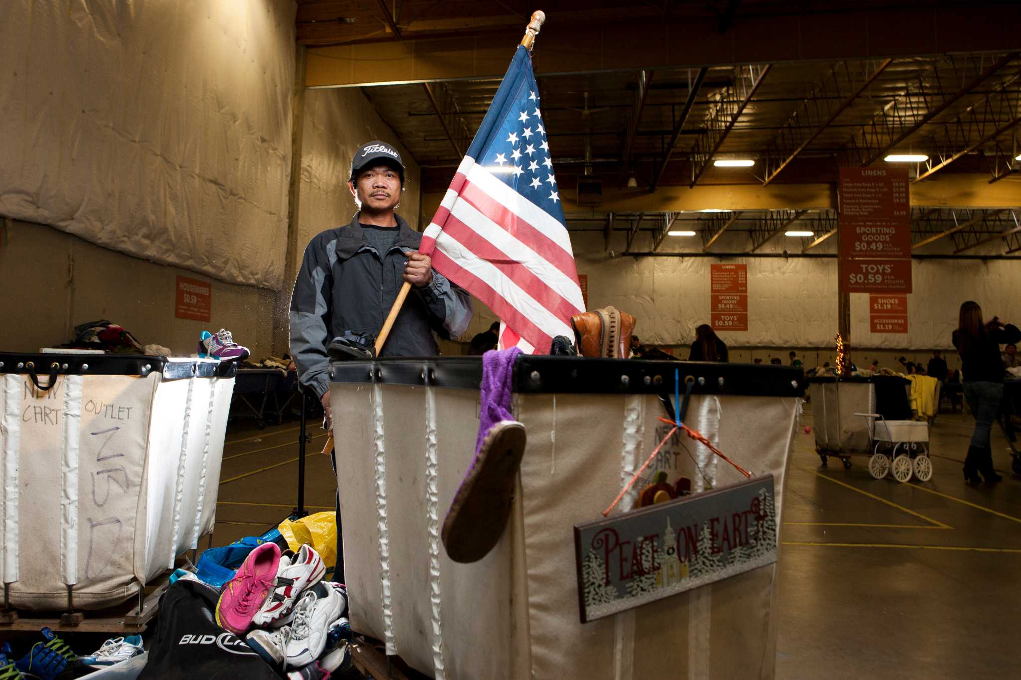 Portraits of Goodwill's bargain hunters