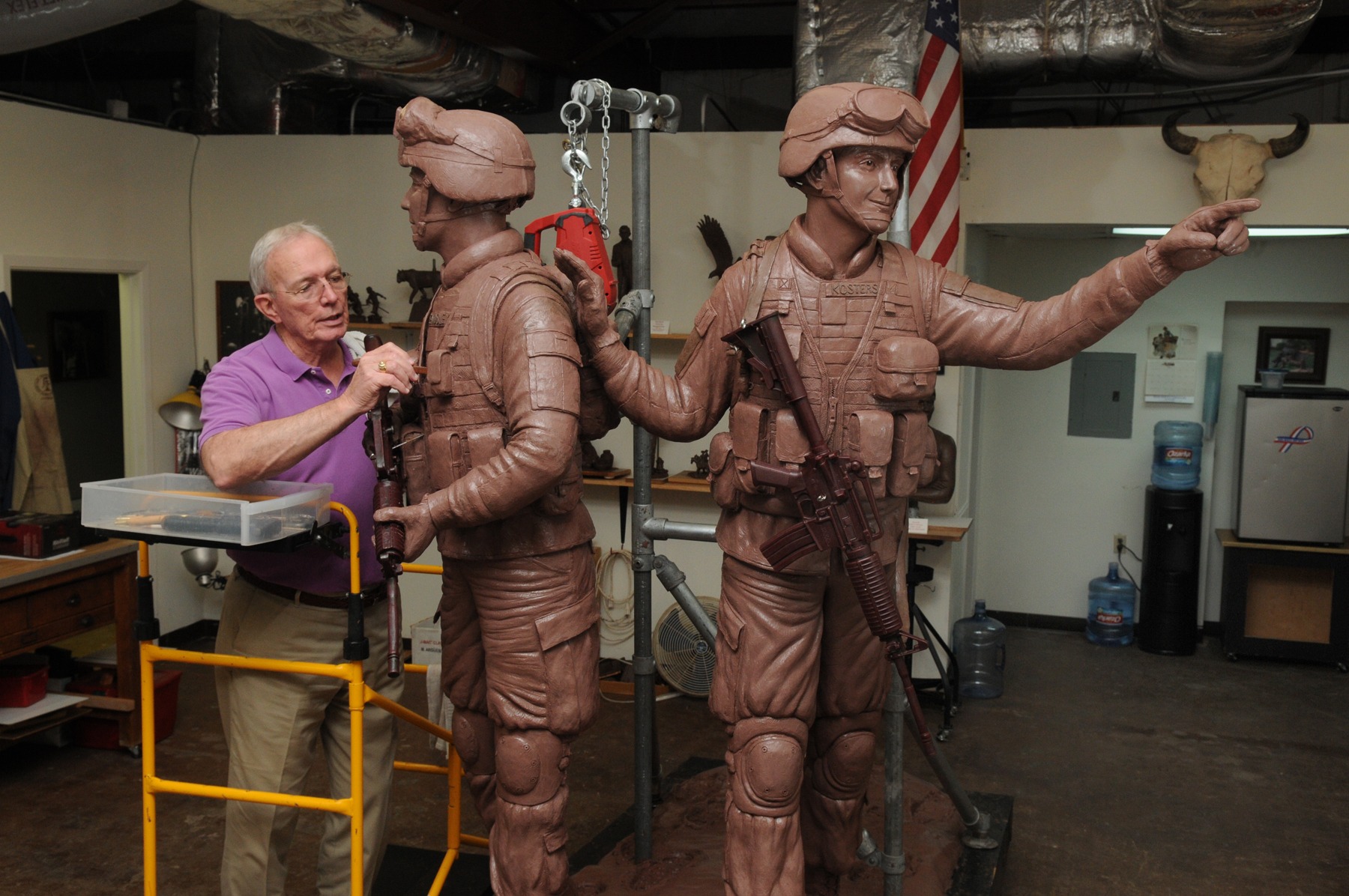 Veterans' memorial project nears completion in Woodlands