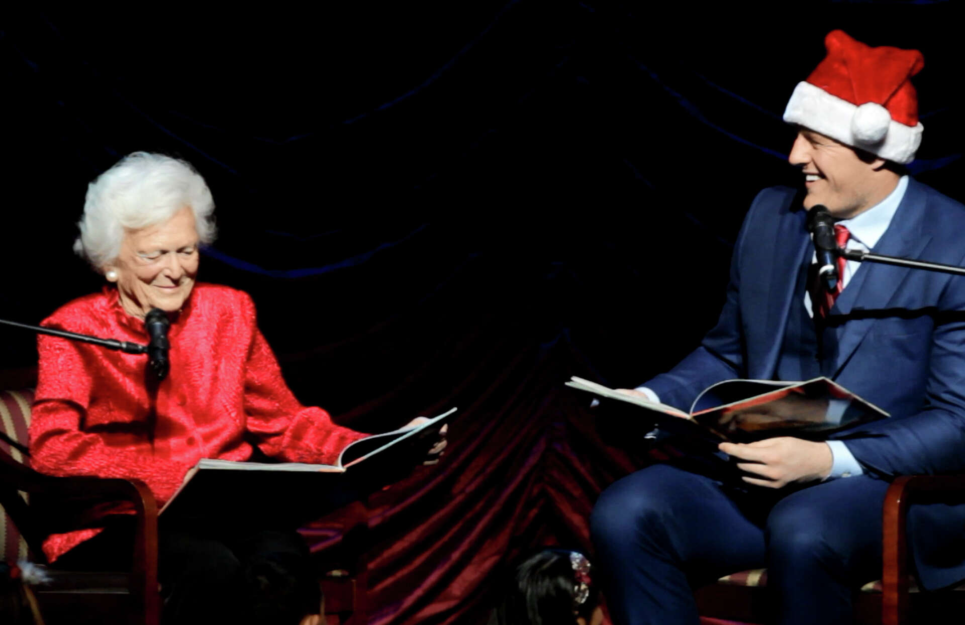 Watt, Barbara Bush team up for a holiday classic