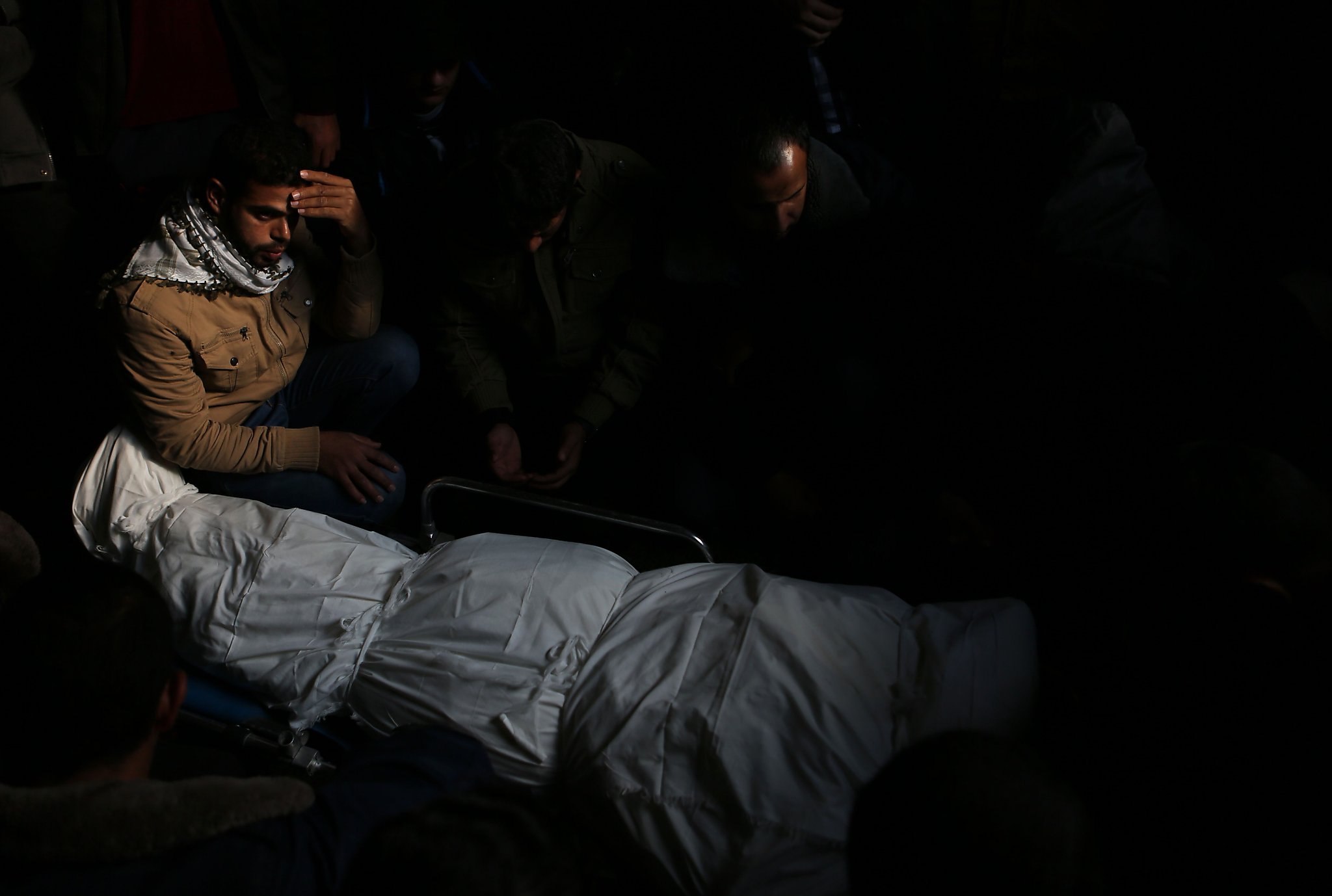 Palestinian sniper attack at Gaza border sets off clash