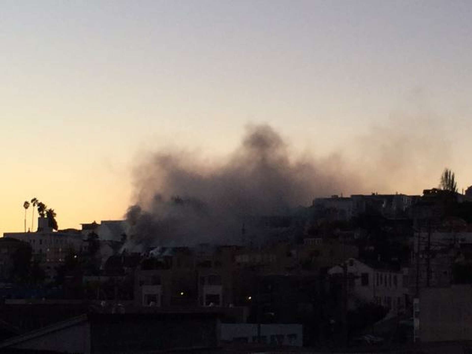 Two homes burned, no injuries, in SF’s Potrero Hill fire