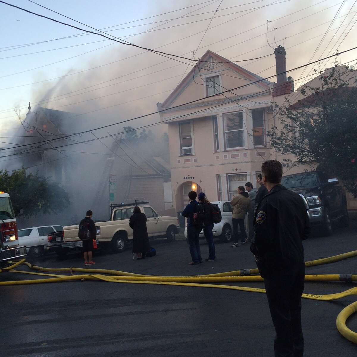 Two homes burned, no injuries, in SF’s Potrero Hill fire