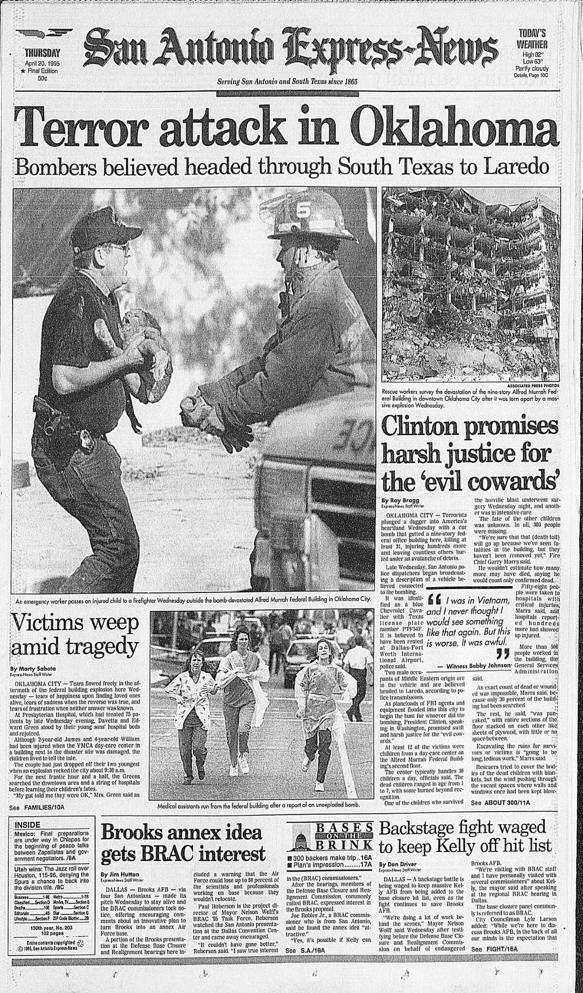 History shows that April has been a month for tragedy