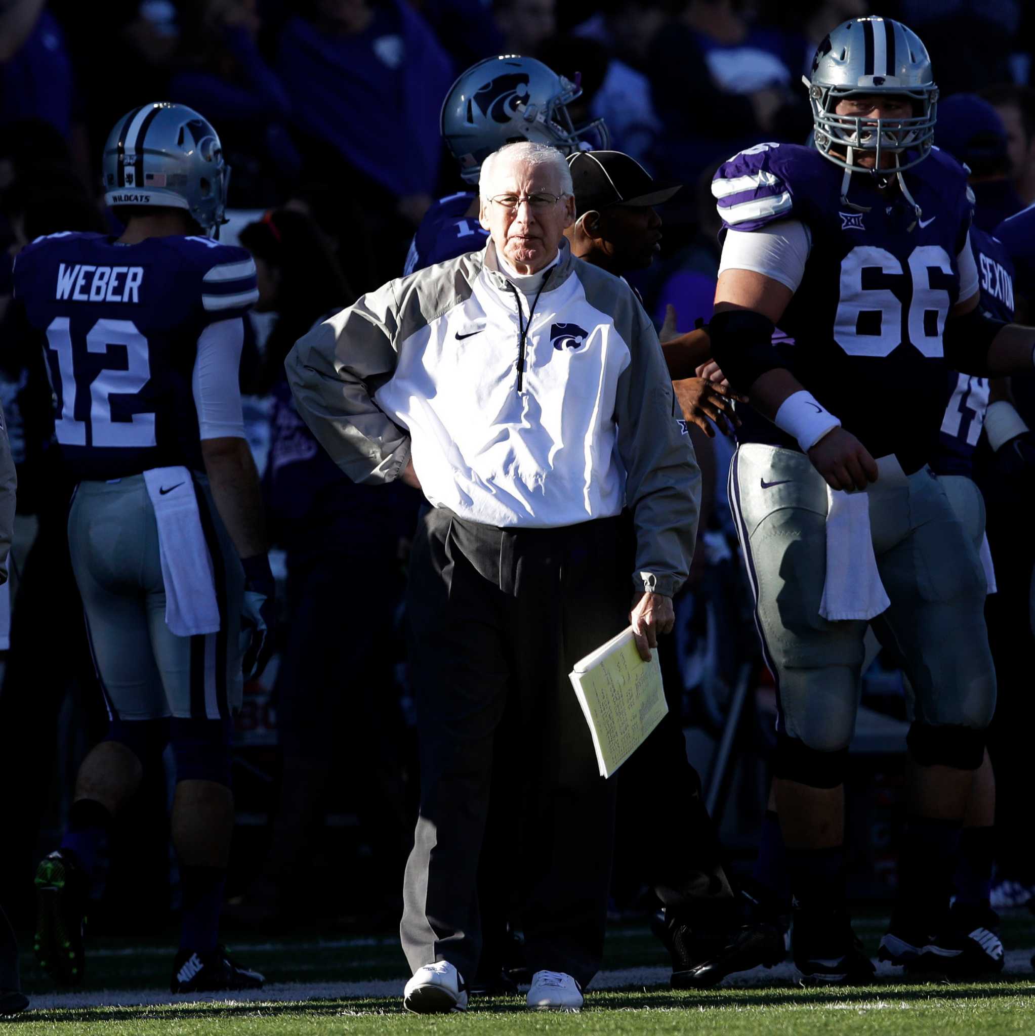 K-State coach goes old school