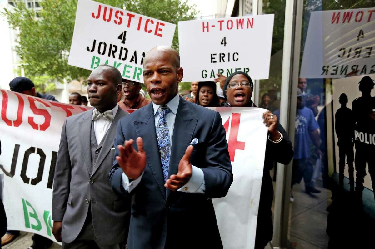 HPD headquarters at the center of protests