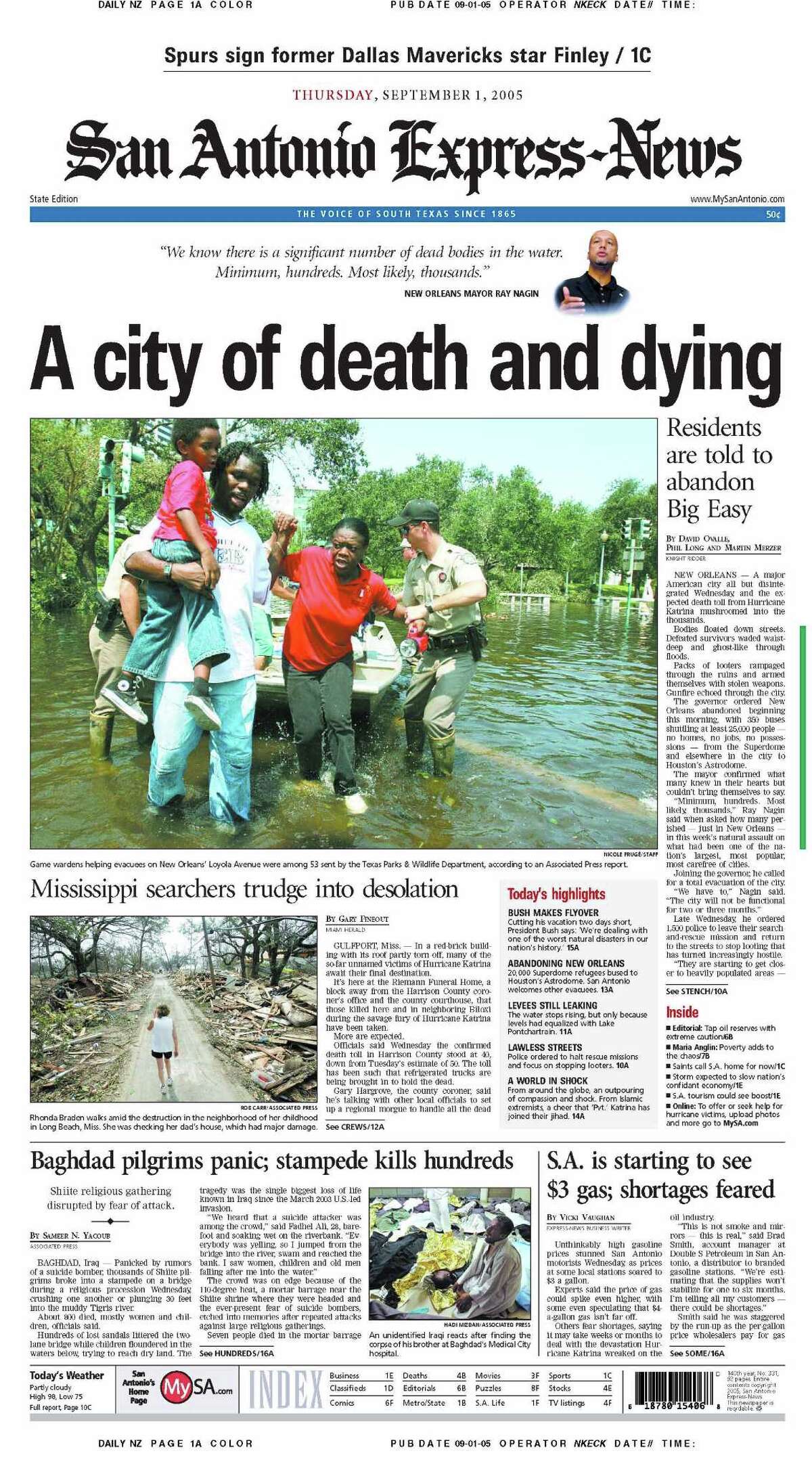 History shows that April has been a month for tragedy