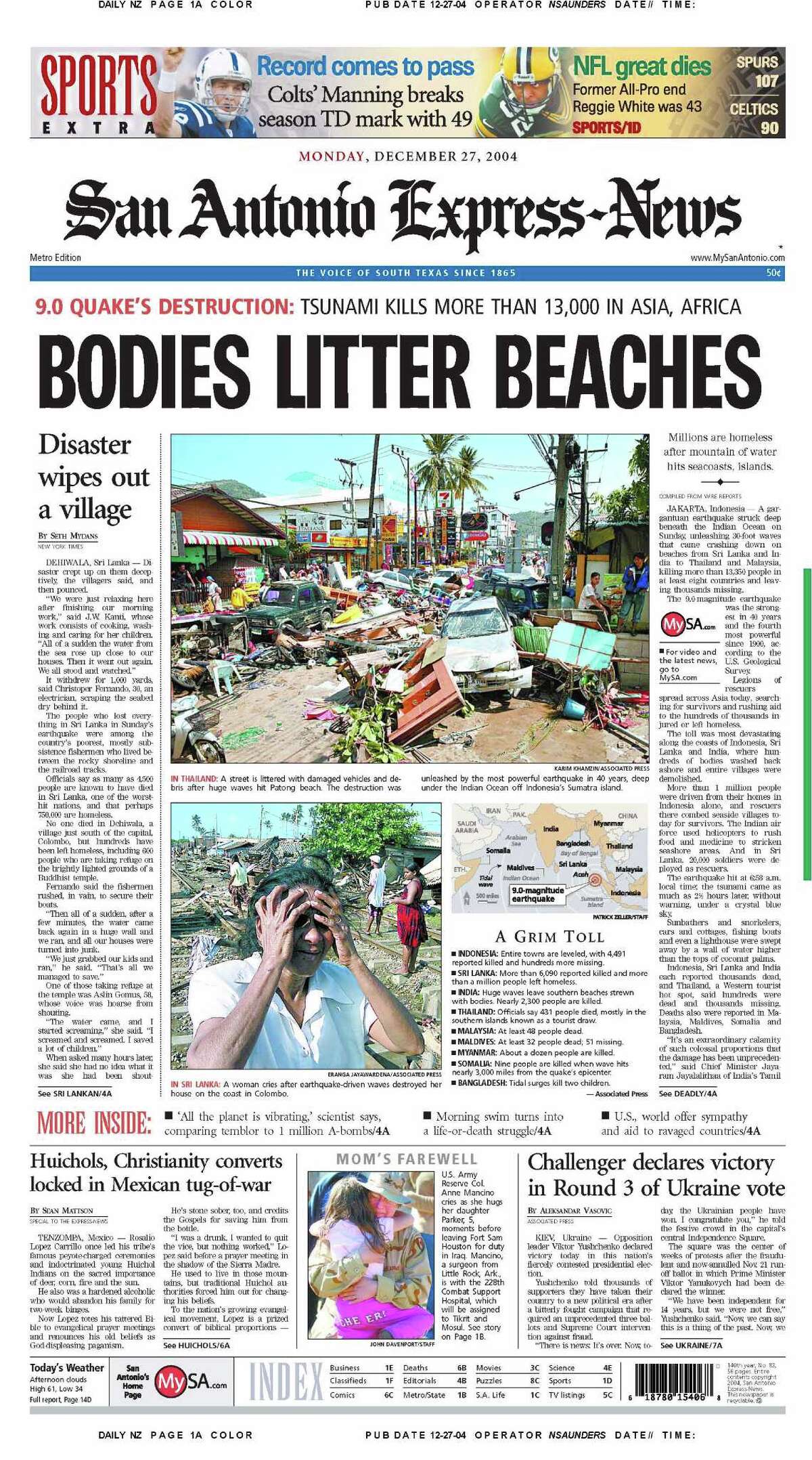 History shows that April has been a month for tragedy