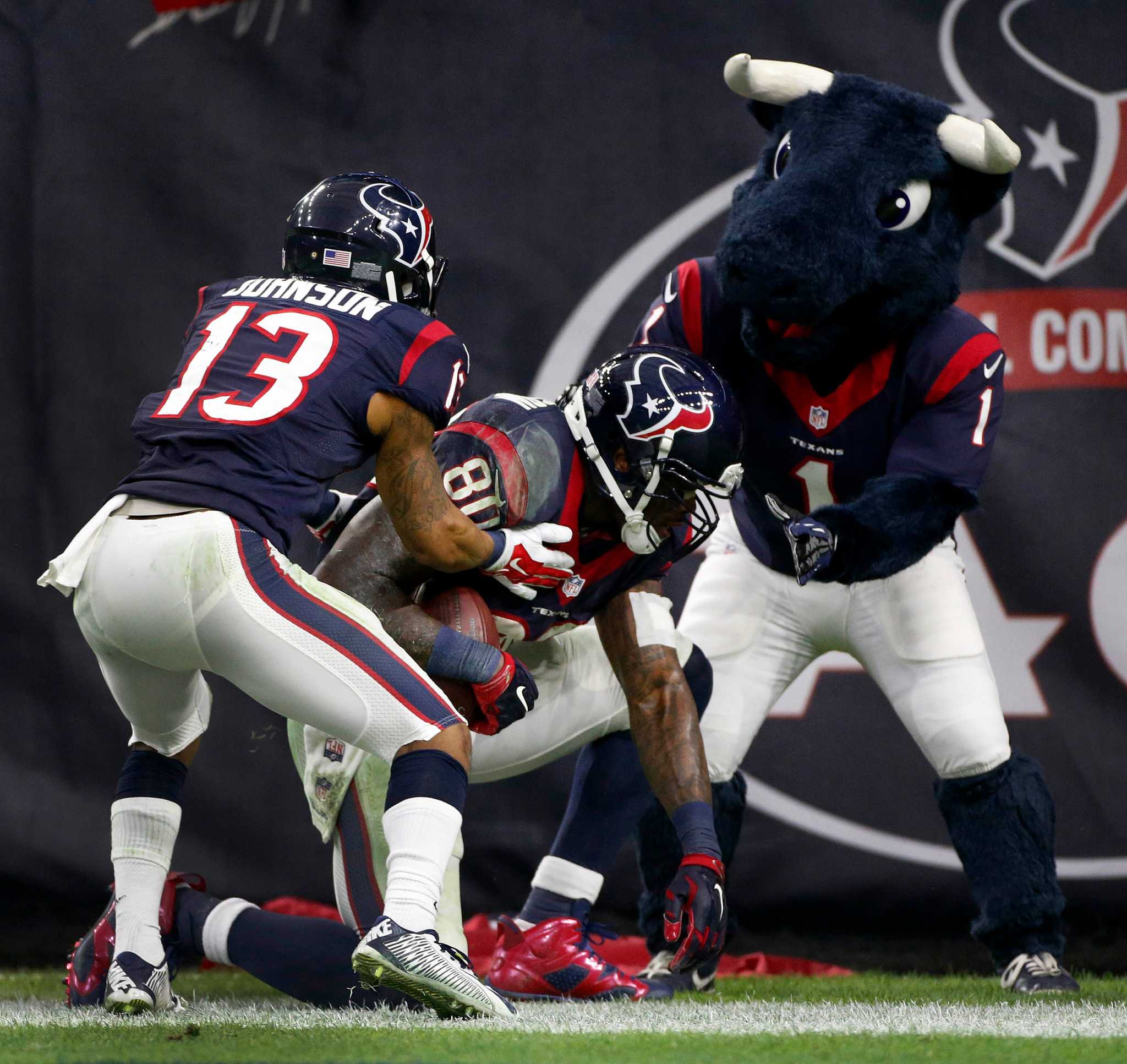 Time line of the Texans' roller-coaster day