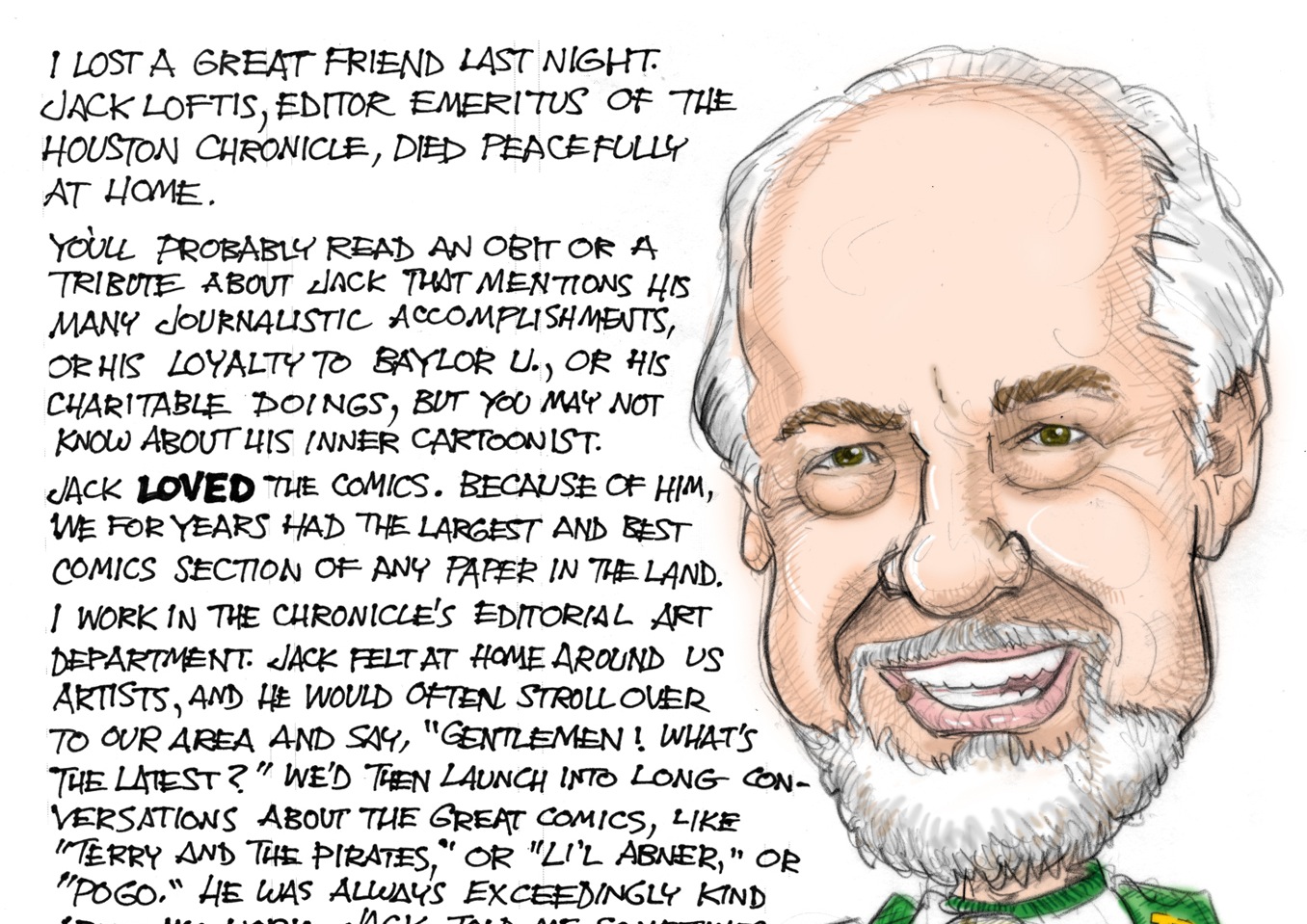 Remembering Jack Loftis