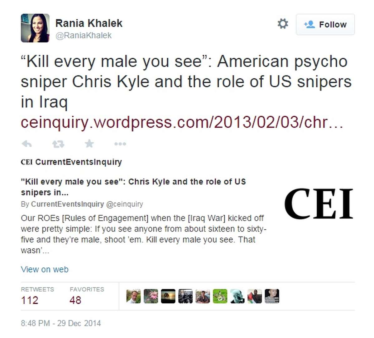 Bloggers compare ‘American Sniper’ Chris Kyle to DC Sniper suspect ...